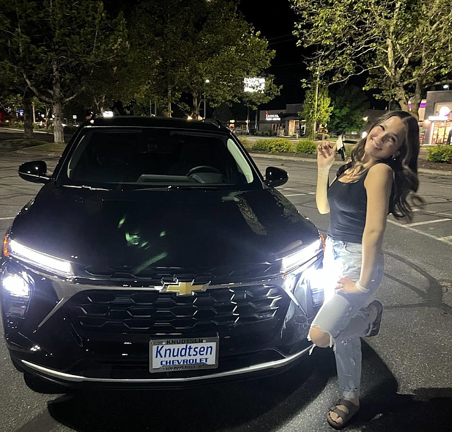 Coeur d'Alene High grad wins new car at Knudtsen Chevrolet giveaway ...