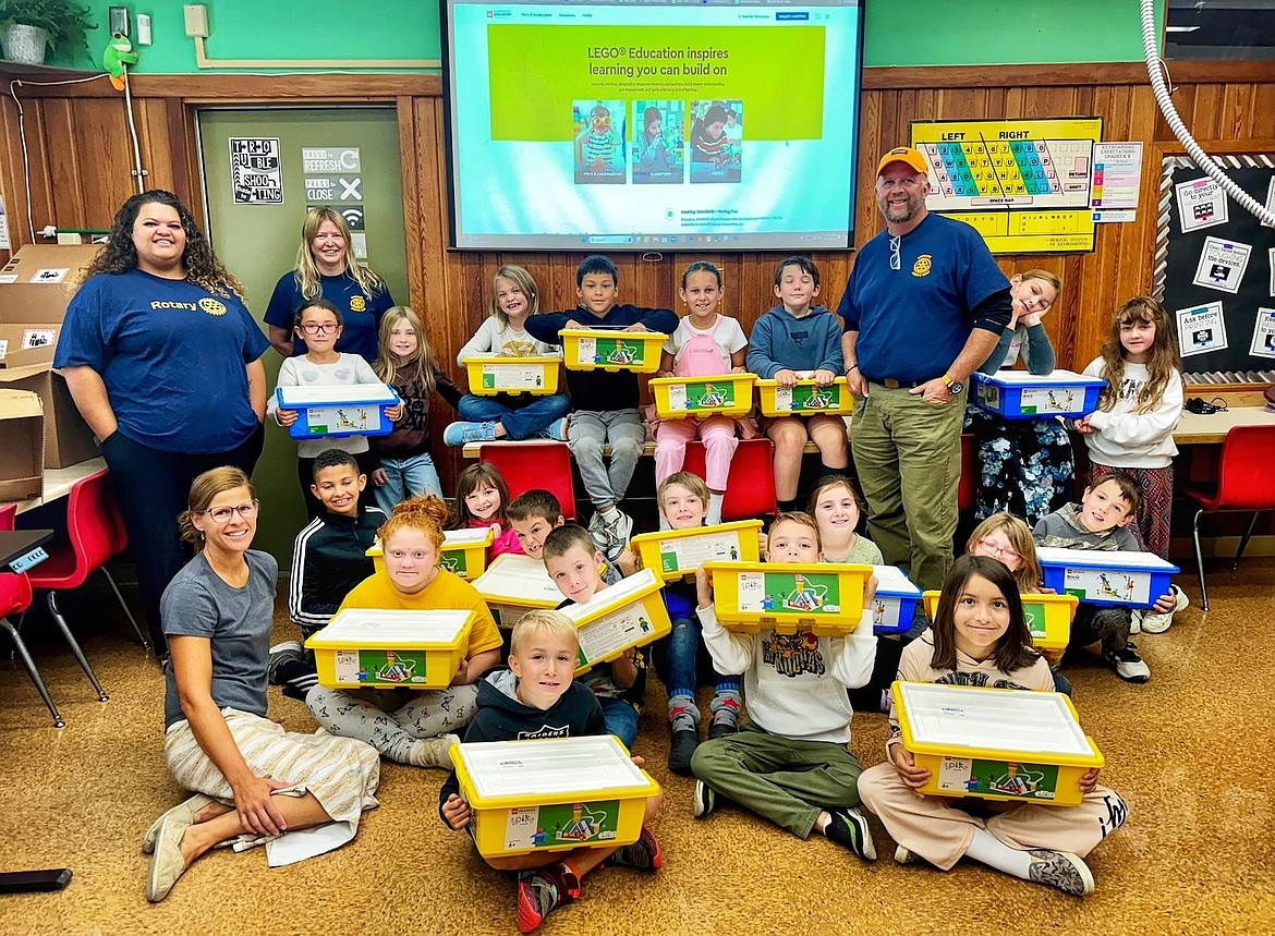 Local Rotary Club donates Lego robotics kits to Libby Elementary ...