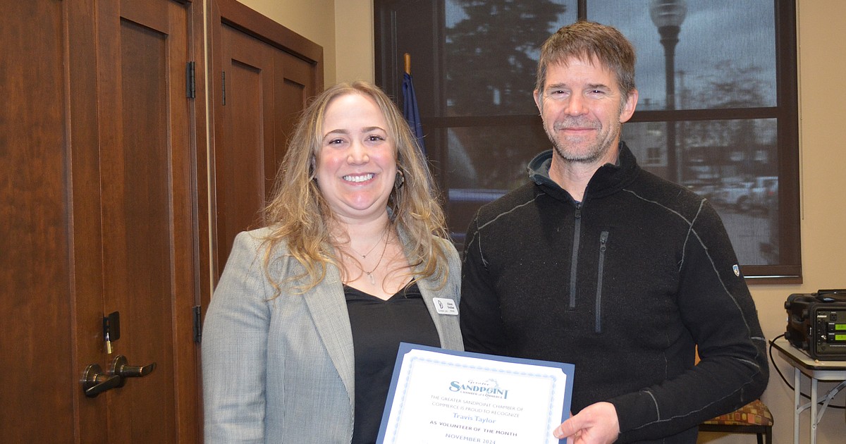 Taylor honored as chamber’s top volunteer | Bonner County Daily Bee