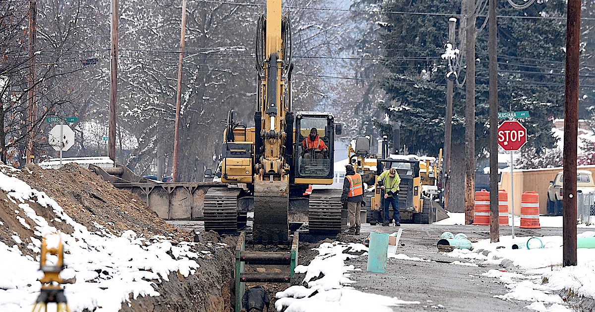Libby sewer line work | Western News