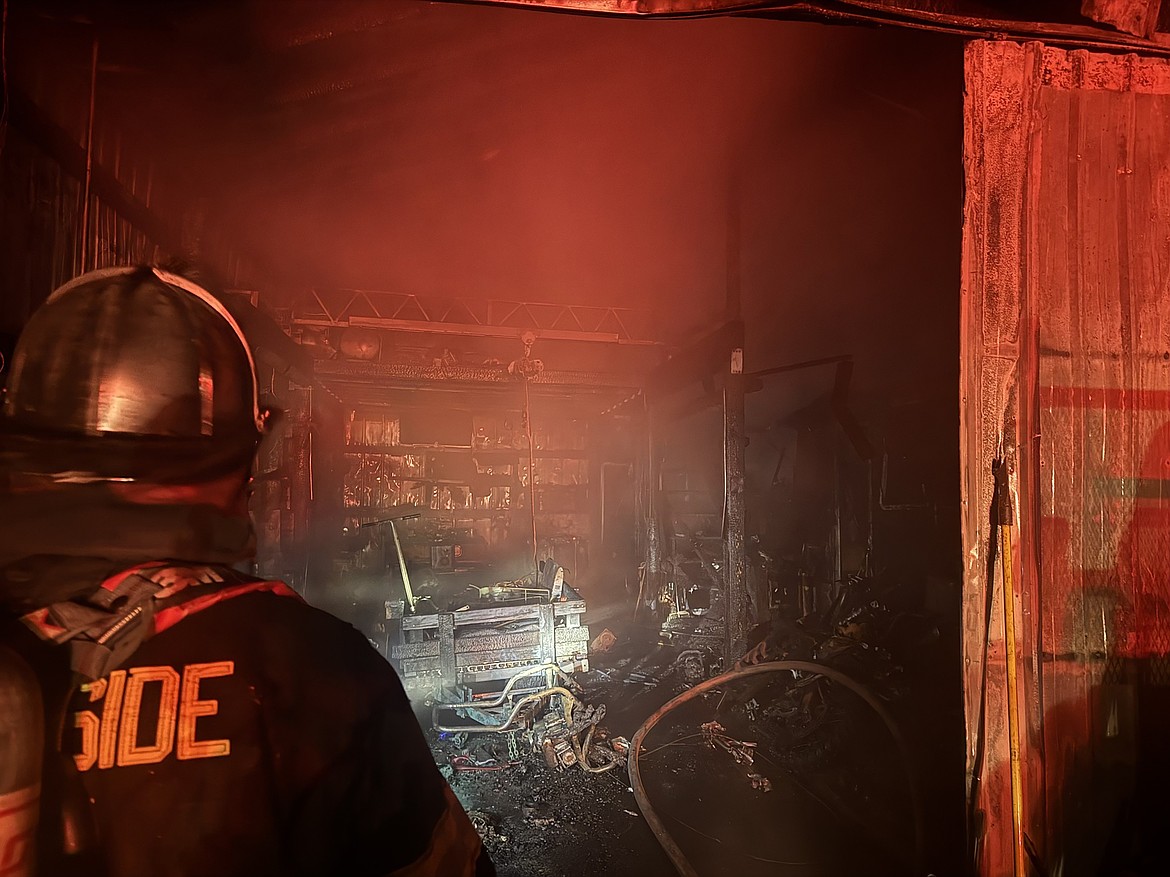 Fire destroys Athol shop | Coeur d'Alene Press