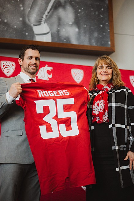 ‘I didn’t come here to lose’ ... WSU introduces Rogers as Cougar ...