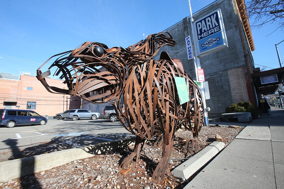 Rabbit sculpture 'Harvey' hopping away from downtown Coeur d'Alene ...
