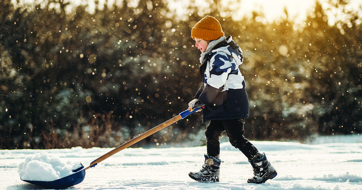 The Exhausted Dad: Snow makes fun out of suffering and hard labor ...