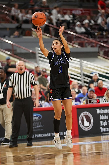 STATE 6A GIRLS SEMIFINALS: Stormy finish for Vikings ... Coeur d'Alene ...