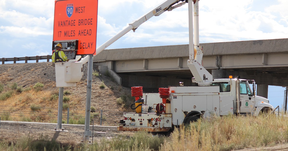 Vantage Bridge construction gets rolling again | Columbia Basin Herald
