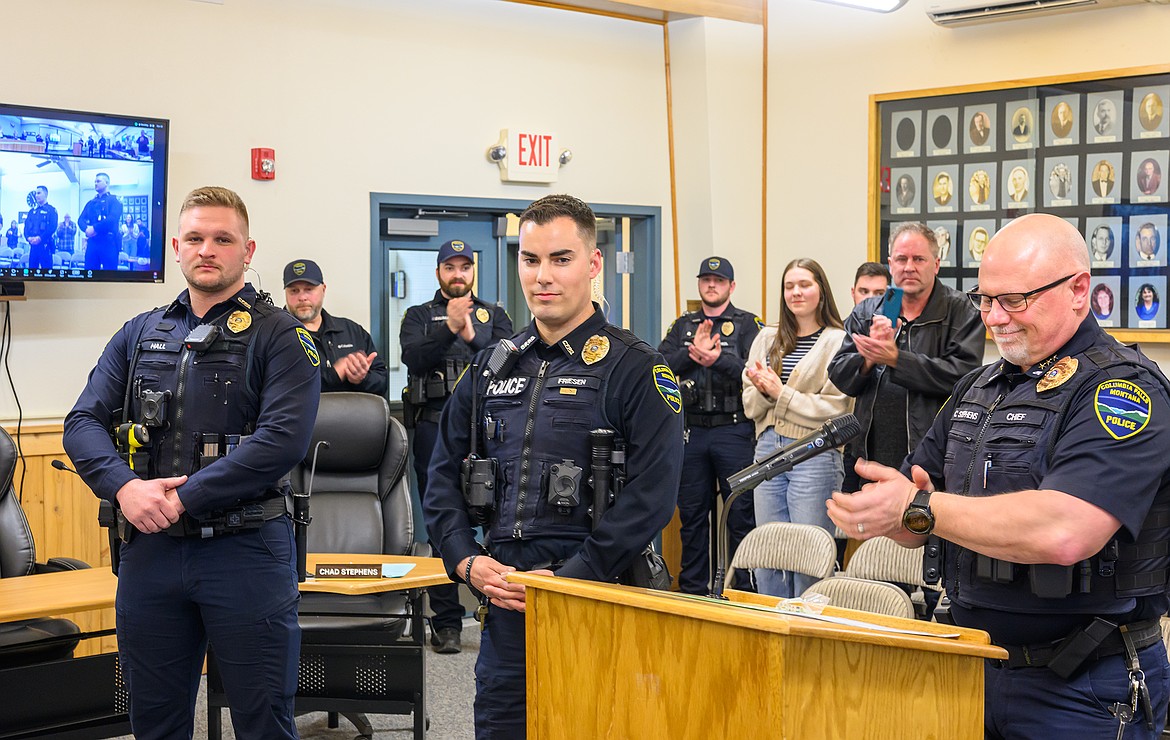 Columbia Falls police officers recognized for life saving efforts | Daily Inter Lake