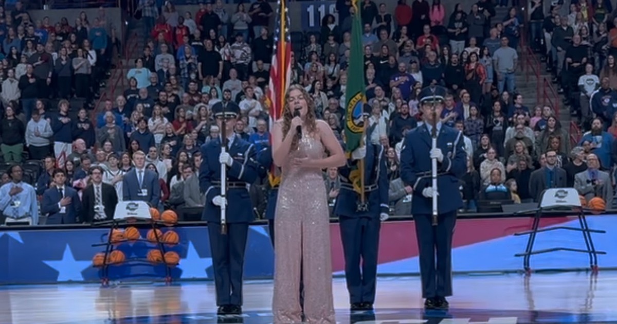 Young singer shares experience performing national anthem at area ...