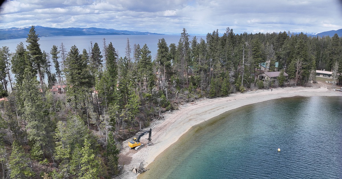 Flathead Lake Biological Station adds second erosion control beach ...