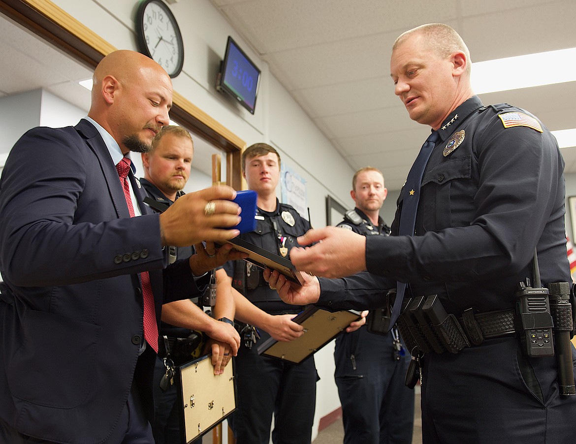 Polson Police officers honored with Distinguished Service Medals | Lake ...