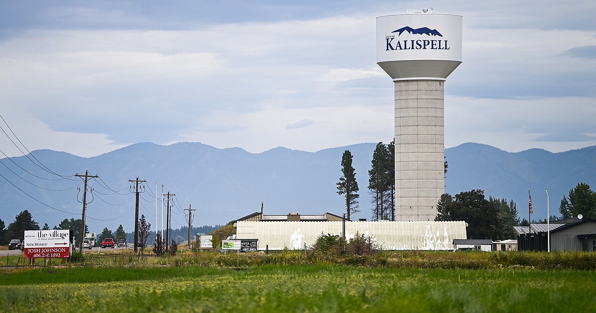 1-million-gallon water tower in North Kalispell nears completion ...