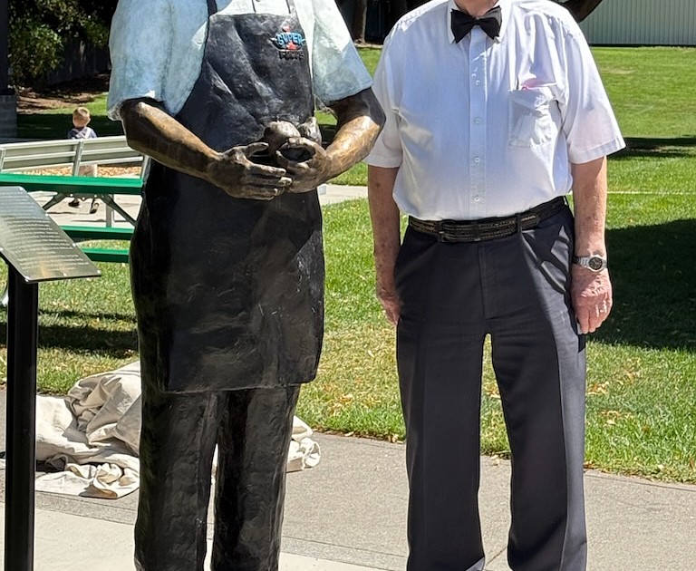 Ron McIntire statue unveiled at McIntire Family Park | Hagadone News ...