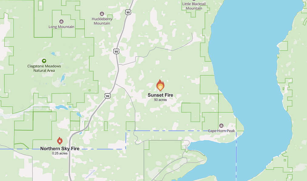 Sunset Fire forces evacuation order northeast of Athol | Bonner County ...
