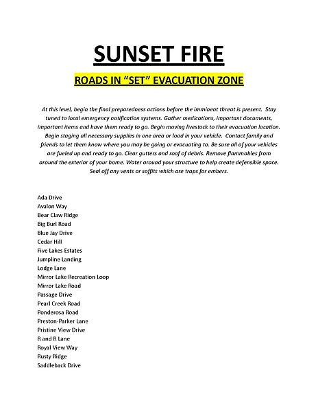 Sunset Fire evacuations lifted | Bonner County Daily Bee