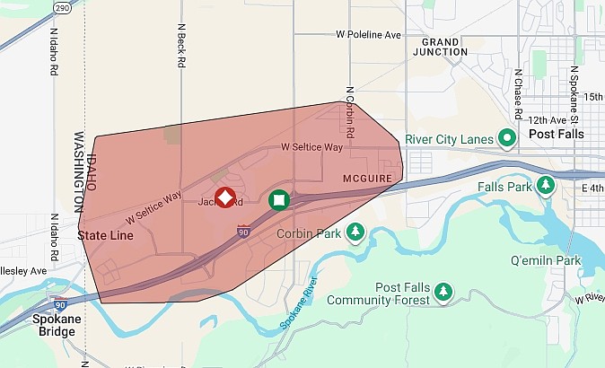 Friday outage leaves nearly 2,000 without power near State Line | Coeur ...
