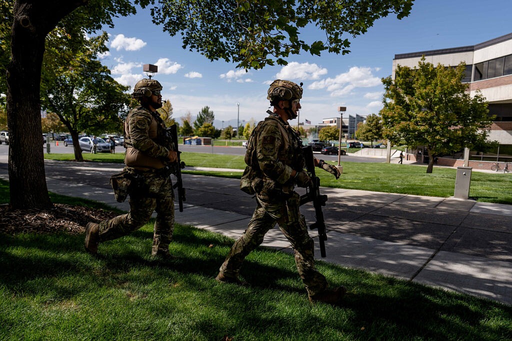 Manhunt for Charlie Kirk shooter continues; rifle found, FBI says ...