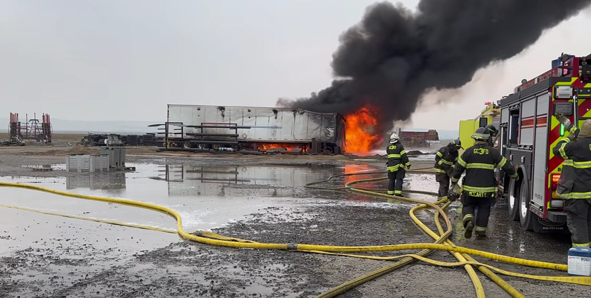 Diesel storage tank fire near George | Hagadone News Network