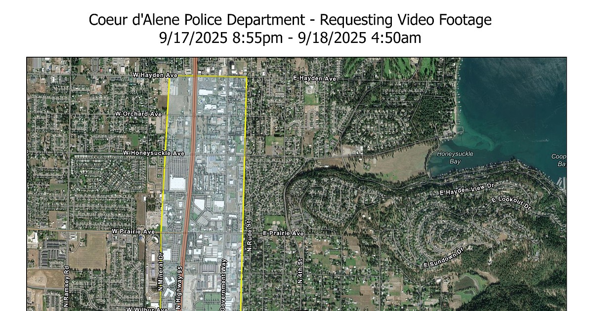 Police seek suspect in Coeur d'Alene attack | Hagadone News Network