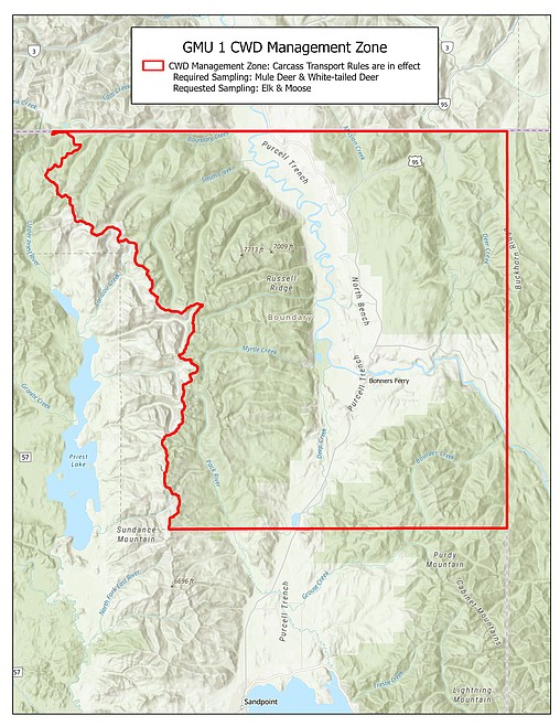 IDFG offers reminders on Unit 1 CWD management zone rules | Bonners ...