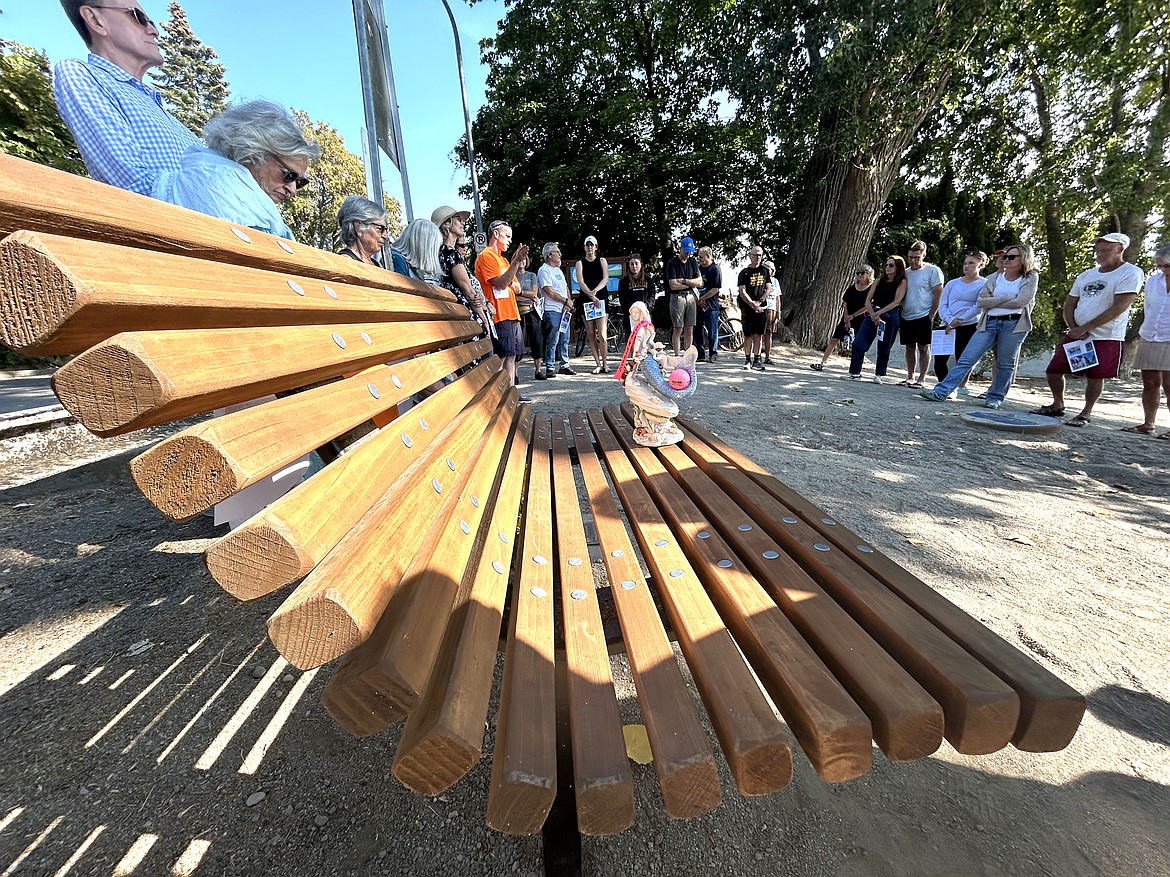 Bench dedicated to beloved swimmer at Sanders Beach | Coeur d'Alene Press