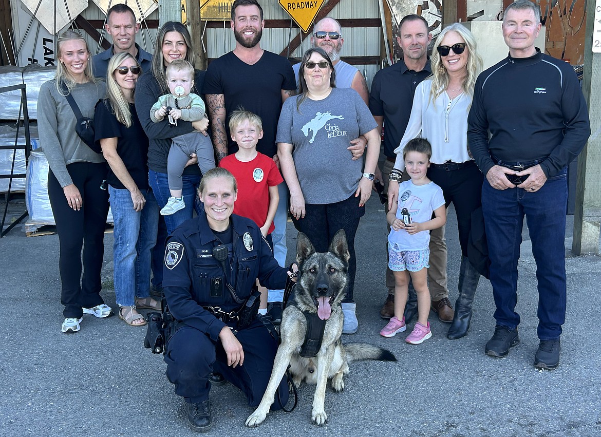 Coeur d'Alene police officer, K-9 demonstrate crime-fighting skills for ...