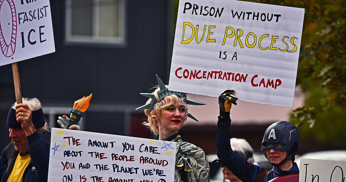 'No Kings' rally draws more than 800 | Hagadone News Network