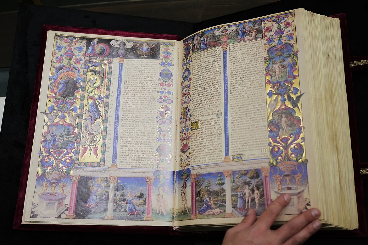 Borso D'Este Bible goes on display in Rome | Bonner County Daily Bee