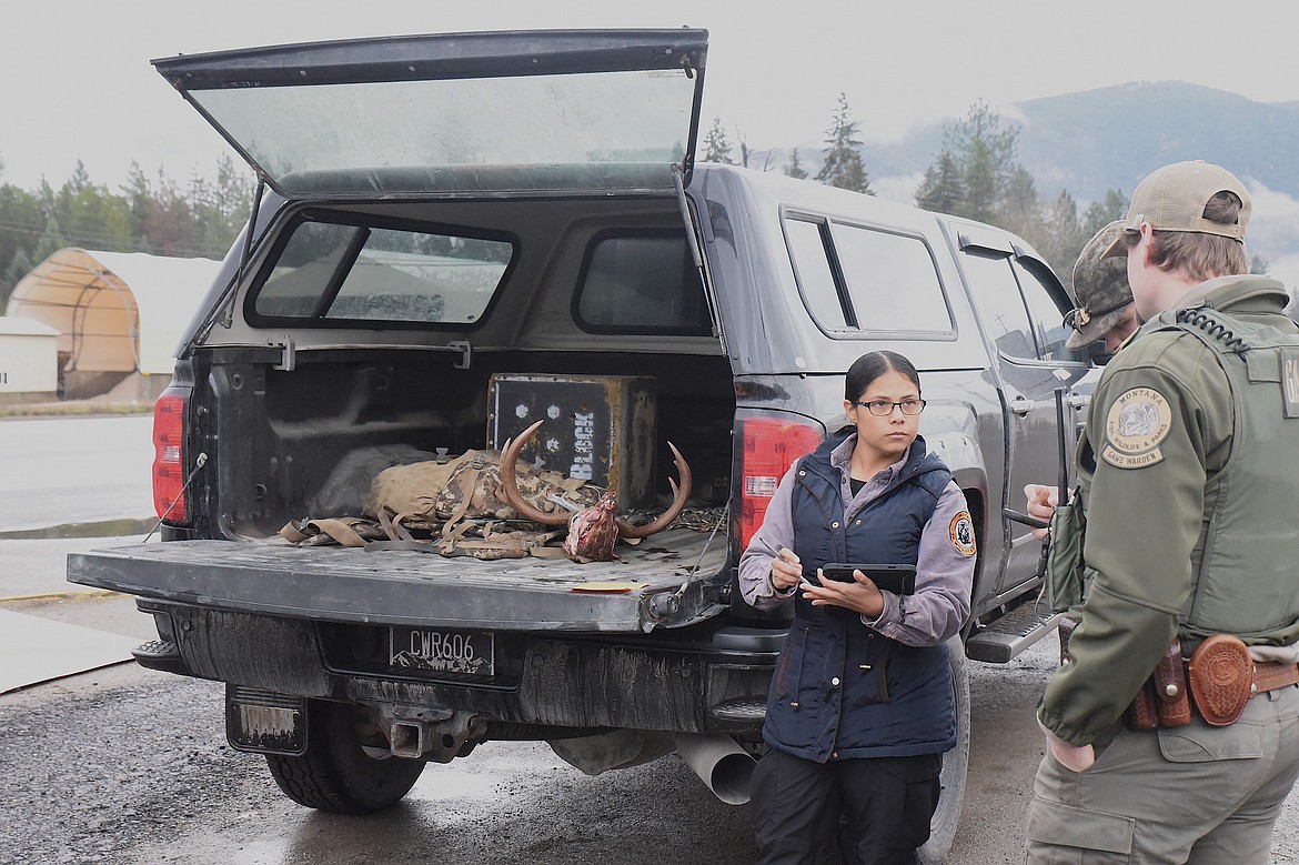 Libby CWD sampling station | Western News