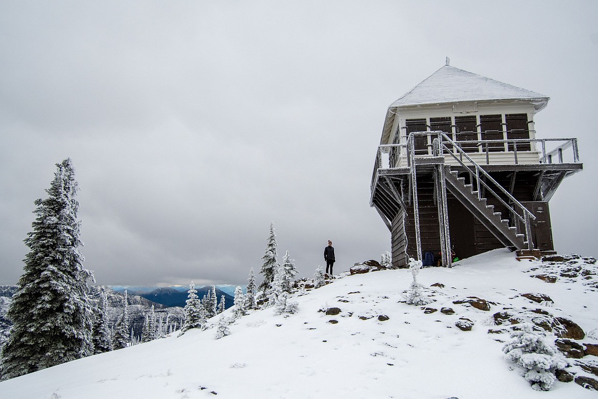 Snowy hike to Glacier's Mount Brown lookout delivers views, adventure ...