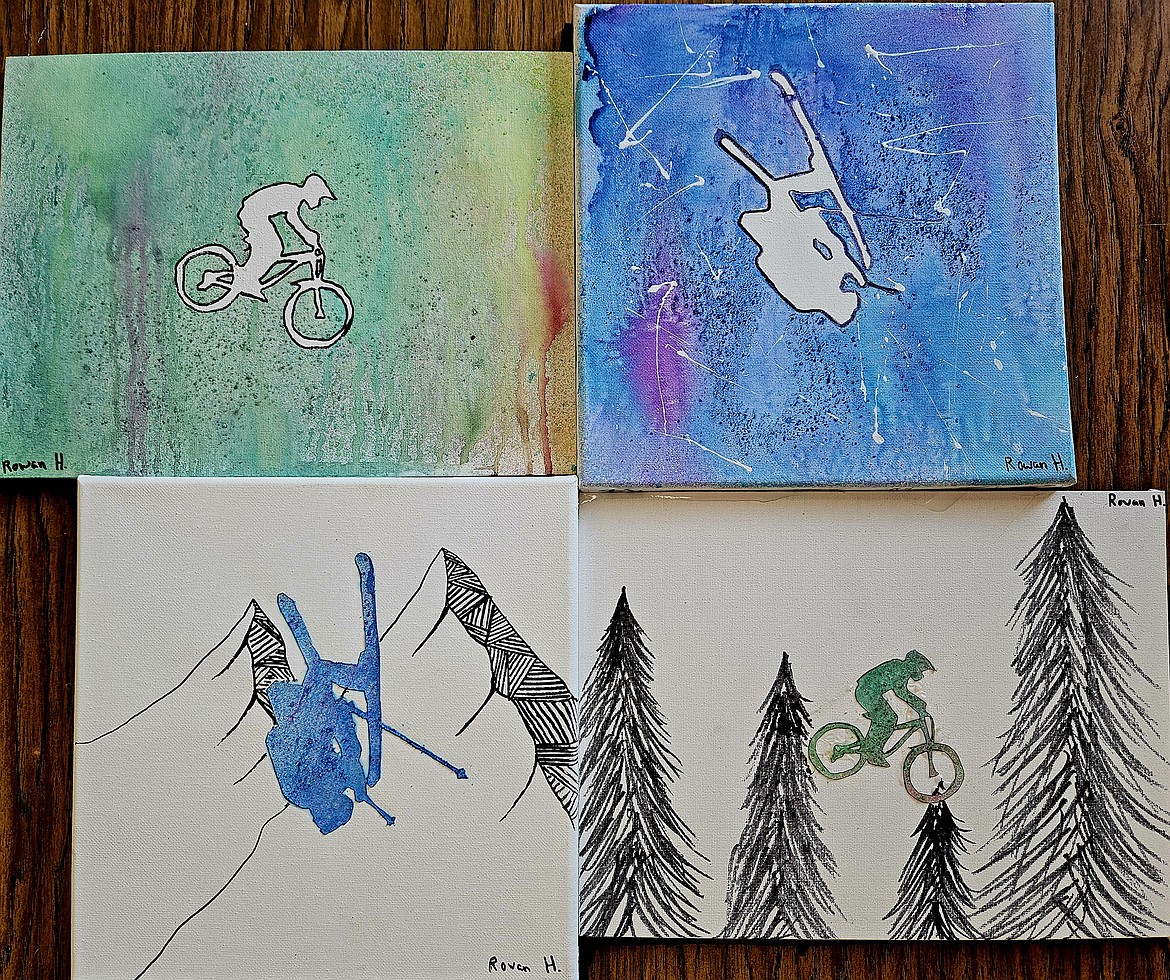 Student Art: 'Moments in Motion’ by Rowan Hebert | Whitefish Pilot