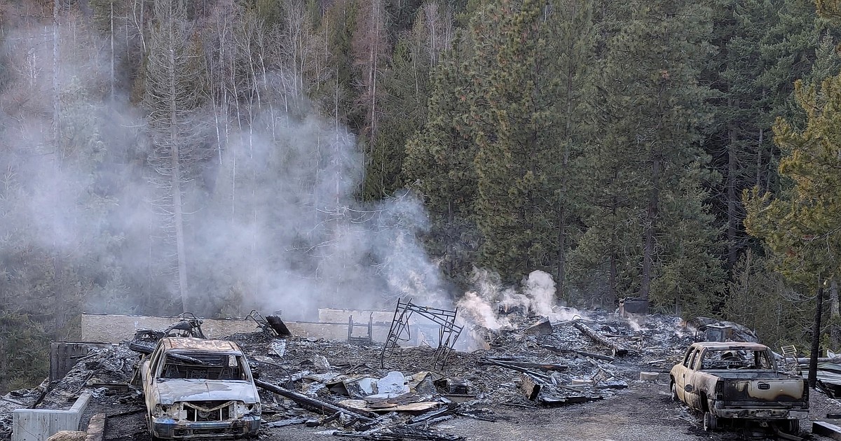 The aftermath of a house fire | Hagadone News Network