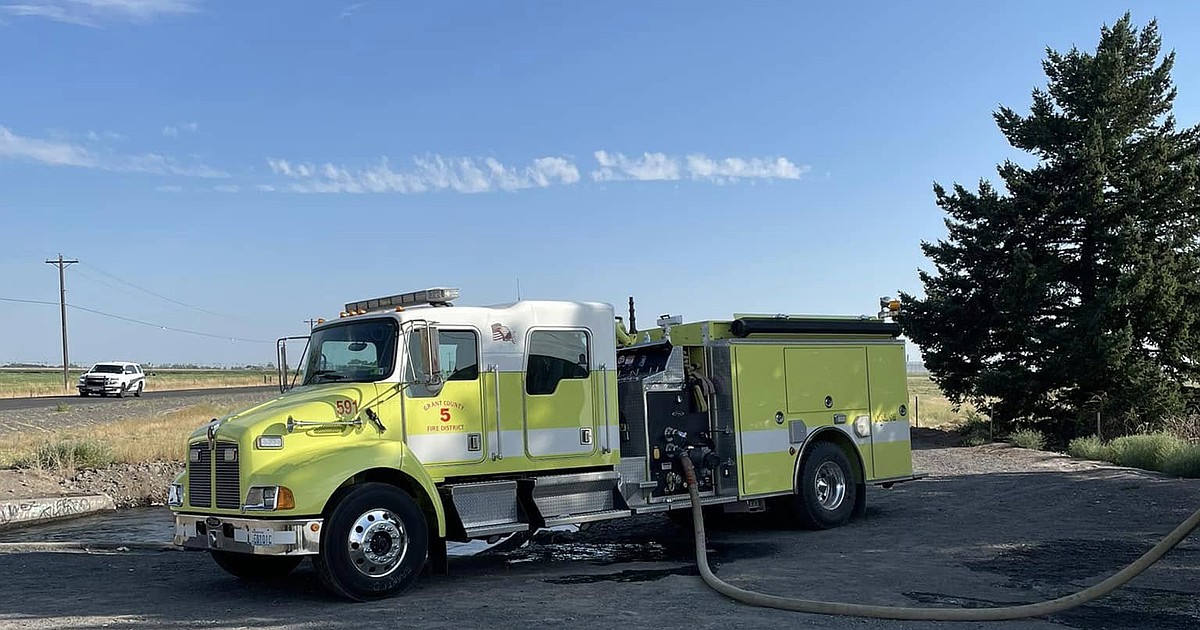 Mobile home destroyed in early-morning fire | Columbia Basin Herald