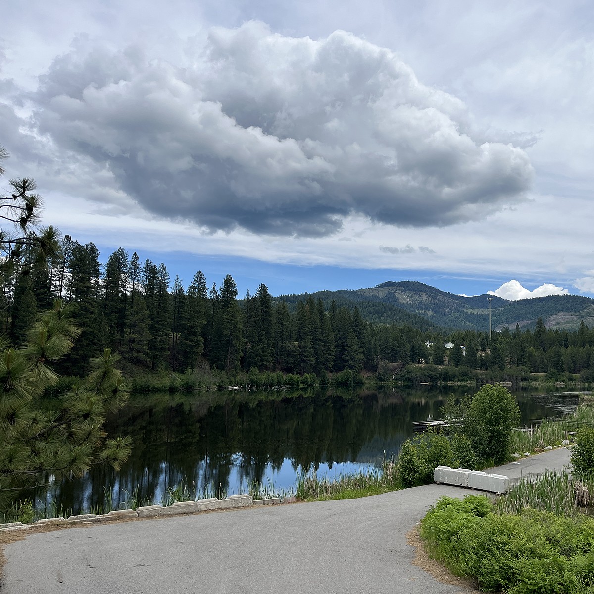 Fish and Game access site on Crystal Lake closed for emergency road ...