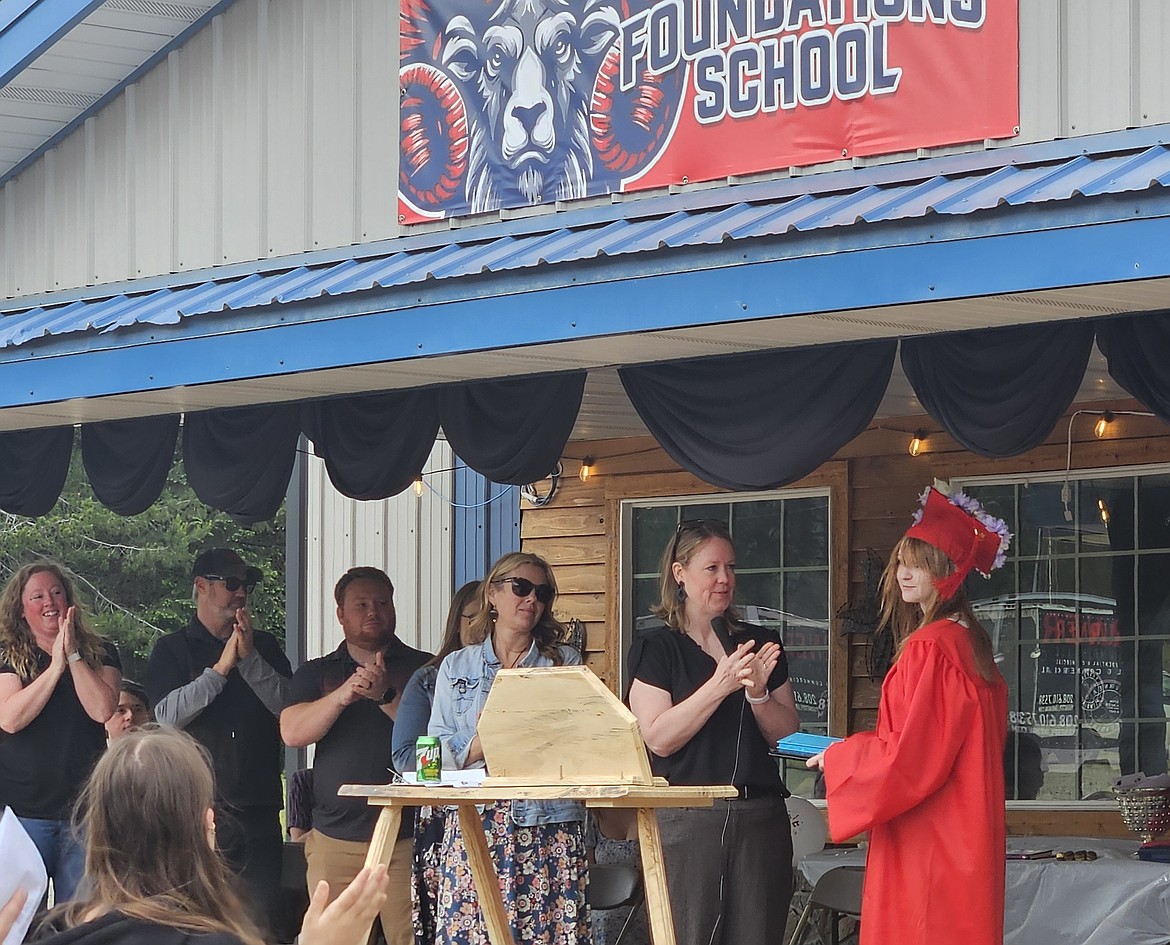 Foundations School celebrates first high school graduate | Bonners ...