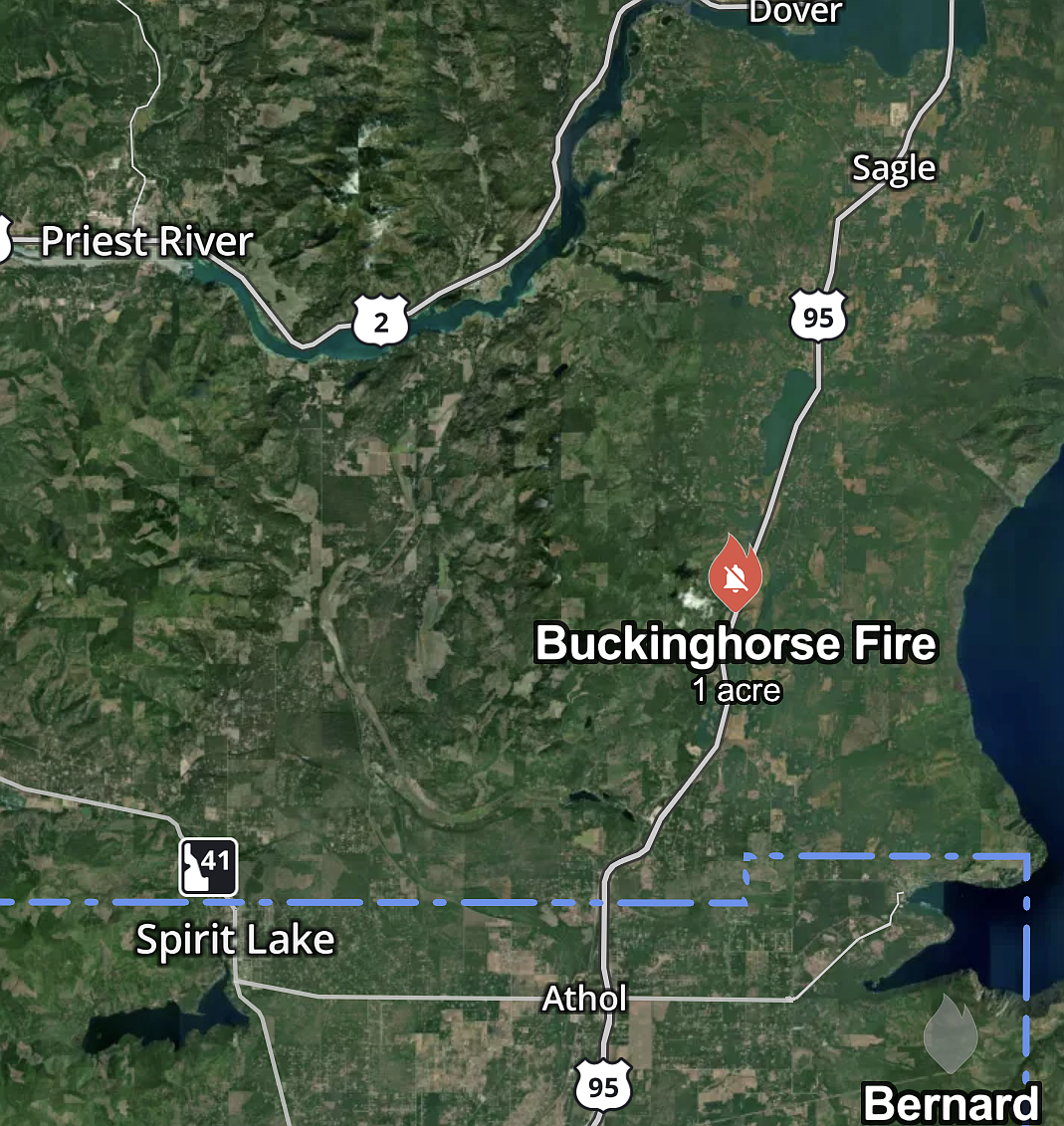Fires reported near Buckinghorse Lane. | Bonner County Daily Bee