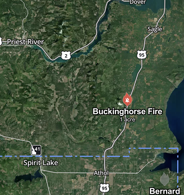 Fires reported near Buckinghorse Lane. | Hagadone News Network